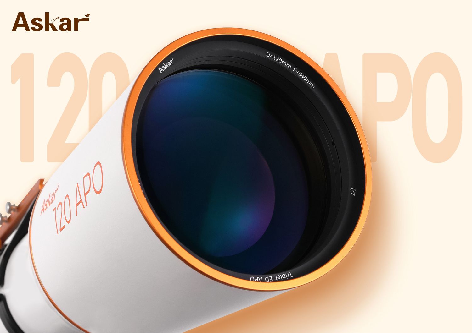 Lunette astronomique 120/840 APO triplet (Askar) - Pierro-Astro la boutique de l'astronomie