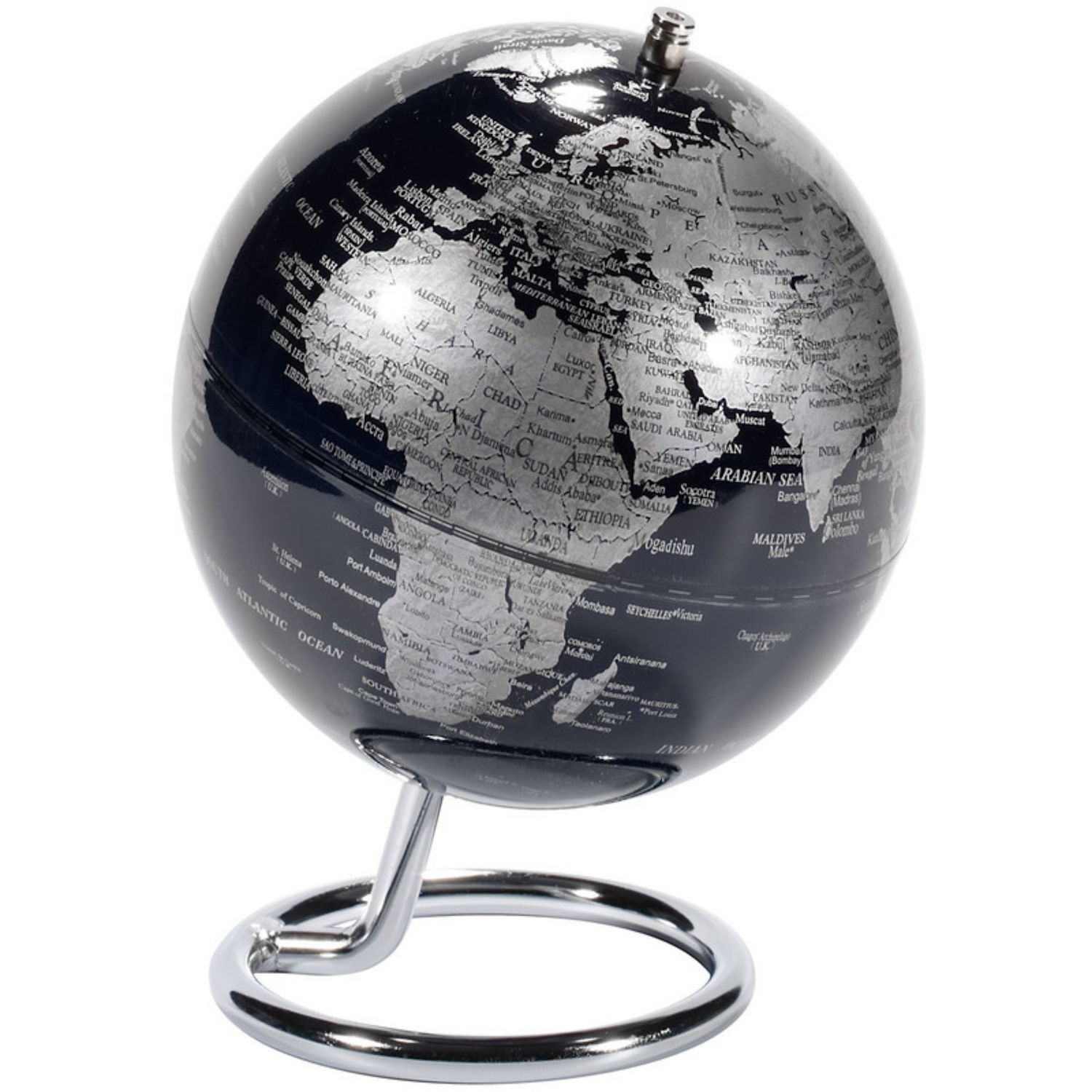 Globe terrestre Galilei Ø130mm Noir Brillant (Troika) - Pierro-Astro la ...
