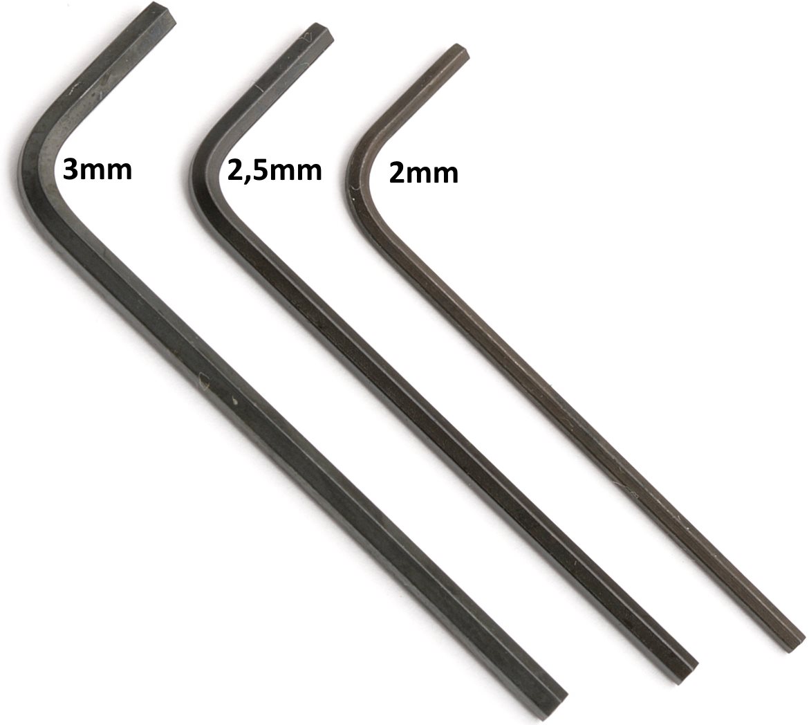 Lot de 3 clés allen 2 + 2,5 + 3mm (PierroAstro) - Pierro-Astro la ...
