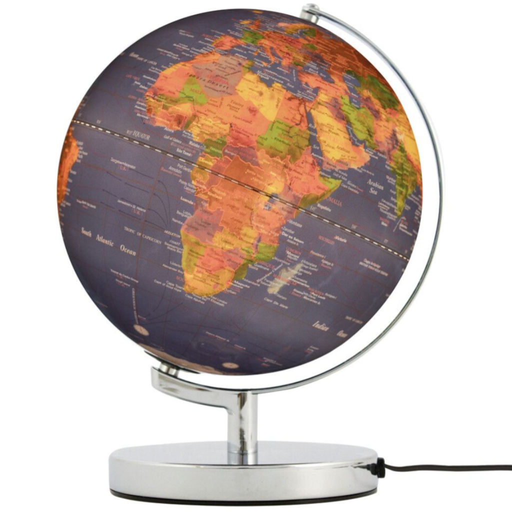 Globe terrestre Terra Light Ø250mm Couleurs Originales (Troika ...