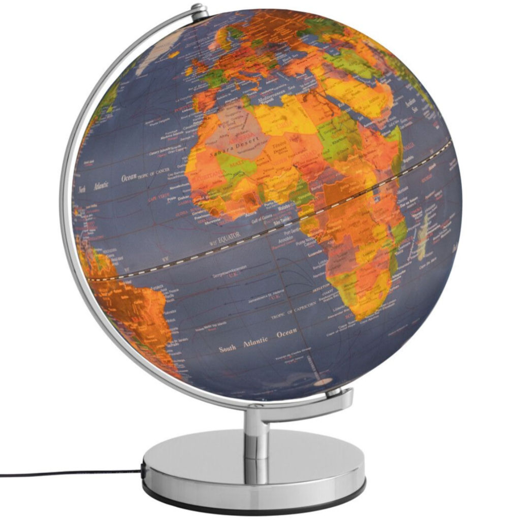 Globe terrestre Stellar Light Ø300mm Couleurs Originales (Troika ...
